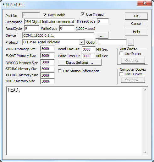 ISM Indicator communication driver