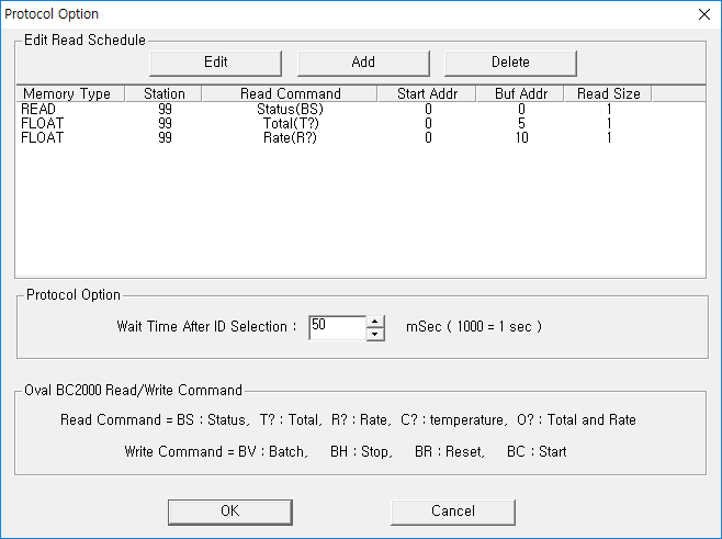 OVAL BC2000 Communication Driver