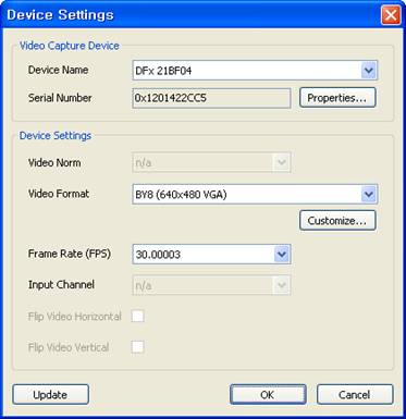 Imaging Source Camera communication driver